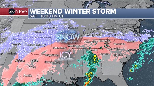 A new surge of Arctic air is headed to the Plains and Midwest, bringing wind chills 40 to 50 degrees below freezing. It comes as more than 160 million Americans are under winter storm watches and warnings. Lee Goldberg has the forecast. https://abcnews.link/6Y0OiRr | ABC World News Tonight with David Muir
