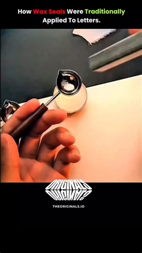 ANYTHING EXPLAINED on Instagram: "Before envelopes had adhesive flaps, letters were sealed with wax — a practice combining security, elegance, and craftsmanship. Wax seals ensured that messages stayed private and proved authenticity, especially for royal, legal, or important personal correspondence. • Choosing the Wax: Special sealing wax, often colored red, gold, or black, was selected for its melting and hardening properties. • Melting: Wax sticks were heated over a flame until soft and slight