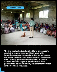 This week, we highlight our #LocalAuthorityChampions through Asanka’s story! The #CDLG Project by United Nations Development Programme - UNDP #lka with funding from the European Union in Sri Lanka and the Maldives conducts Training-of-Trainer workshops to strengthen people and #community groups engaged with Local Authorities to #DeliverBetter. . . . EU International Partnerships | UNDP in Asia and the Pacific | UNDP Sri Lanka | Facebook
