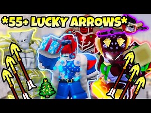 [YBA] Getting NEW Limited X-Mas Skins with *55+ LUCKY ARROWS*...