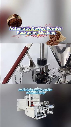 Automatic Coffee Powder Filling & Sealing Machine for Factories