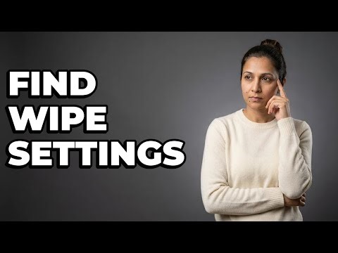 Where Do I Find Remote Wipe Options?