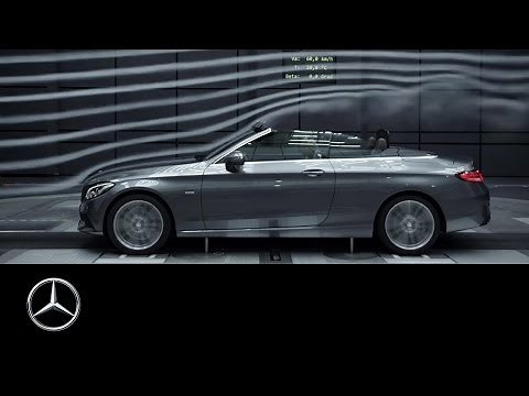The new C-Class Cabriolet - aerodynamic also top down - Mercedes-Benz original