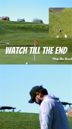 Wait till the end! This is why you practice your chips! #chipping #shortgame
