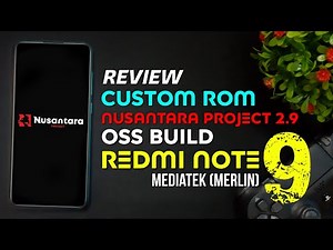 Review Custom ROM Nusantara Project V2.9 Redmi Note 9 Mediatek (Merlin) - Miui Tutorial | RiceTech