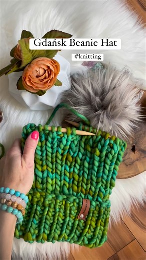47K views · 424 reactions | Gdańsk Beanie Hat #knittingpattern #knitting #knits #knittersofravelry #modernknitting | JANA • Rosehip Lane | Facebook