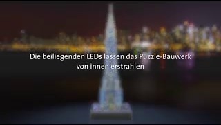 Ravensburger - Chrysler Building 3D Puzzle - Night Edition - 216 Piece 3D Jigsaw Puzzle for Kids and Adults - Easy Click Technology Means Pieces Fit Together Perfectly