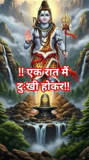एक रात मैं दुःखी होकर सो गया मै रोते रोते#शिव #महादेव#शिवशंकर #भोलेनाथ #भक्तीसाँग्स