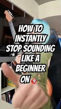 How to INSTANTLY stop sounding like a beginner on 🎸 #danisophia #guitar #tutorials #tele #shred