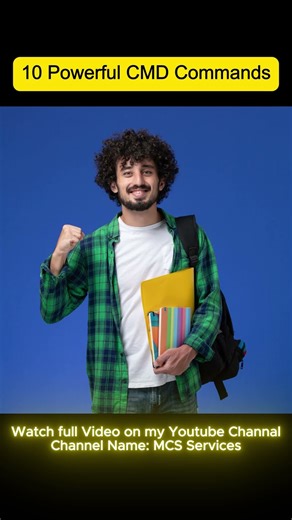 10 Powerful CMD Commands #operating_system #it_learner #stutends