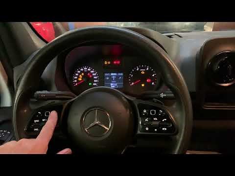 Mercedes Sprinter 2020 reset tyre pressure indicator