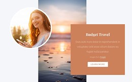 Budget travel - Html Code Example by Nicepage