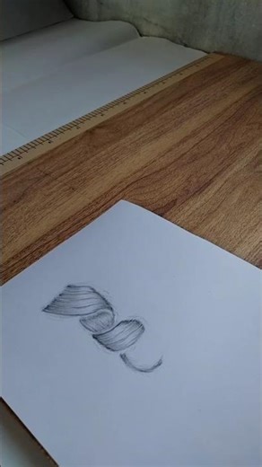 curly hair drawing tutorial 🎨🖌️