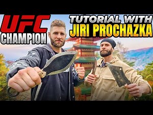 Knife Throwing Tutorial With UFC Champion Jiri Prochazka