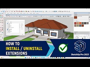 How to Install Extensions in Sketchup Pro 2025 | 1001 Bit Tools
