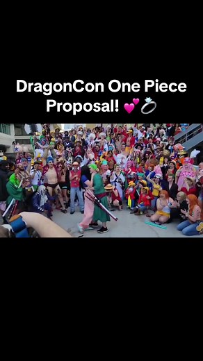 I’m getting married! ❤️ #dragoncon #dragoncon2023 #onepiece #onepiececosplay #cosplay #proposal #engaged #theonepieceisreal