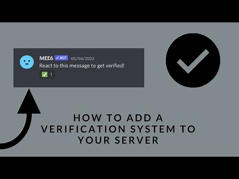 HOW TO MAKE A DISCORD VERIFICATION SYSTEM WITH MEE6 2022