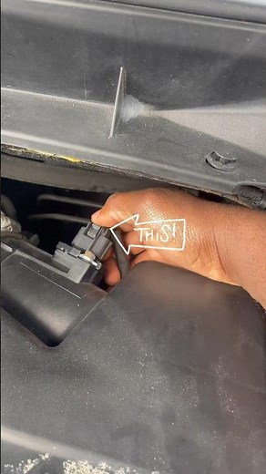 Mass air flow sensor replacement #diy #nissan #murano #diymechanic