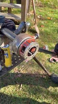 Ridgid hand threader #plumbers #shortvideo #plumbing #plumbingvideos #construction #shortsfeed