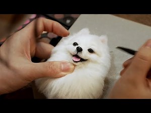 A Simple Needle Felting to Make a Cute Wool Dog | DIY