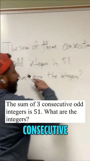 Consecutive Odds—Set It Up, Solve It