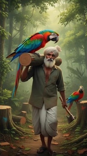 Kisaan and Tota making kasti#aivideo #shotsfeed #virel