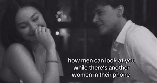 Feminine Obsession on Instagram: "There is a specific sting that hits you when a man gives you his smile but not his focus. He looks at you like he might care, yet his attention keeps drifting to his phone. And even though you play it cool on the outside, something in your chest tightens in a way you wish it wouldn’t. It is not jealousy. It is not insecurity. It is the ache of being halfway chosen. The discomfort of being good enough for affection but not good enough for attention. That moment r