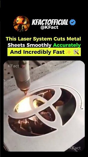 How Powerful Lasers Cut Metal Sheets With Perfect Precision 🔦🔥