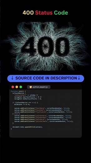 400 Status Code – Trippy Canvas Error Art!#coding #programming #400 #statuscode #status #code #error