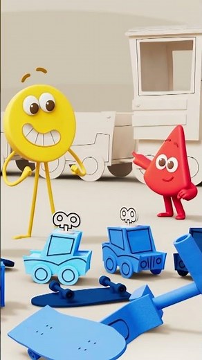 Meet Colours Black and White | Colourblocks shorts for Kids | Learn Colours #shorts