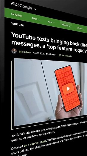 YouTube's MESSAGING Feature is BACK and It's About to Change Everything
