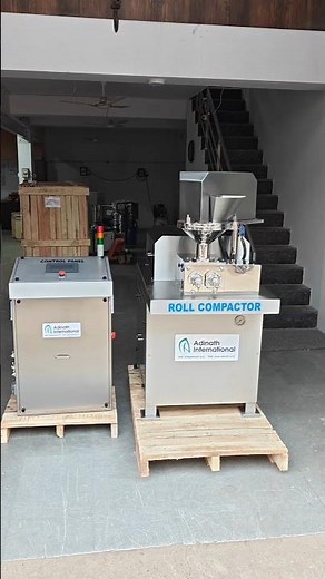 Perfect Dry Granulation with Roll Compactor Granulator #rollcompactor #drygranulation #compactor