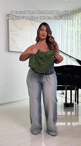 5️⃣ Bust-Friendly Corset Tops You Need - Nothing Like A Great Top To Show Off The Girls And Your Curves 😍⁠ ⁠ Comment Which Corset you're Loving 👇️⁠ ✨️ No Need For Talks Denim Corset Top⁠ ✨️ Genesis Corset Top ⁠ ✨️ Amirah Mesh Corset⁠ ✨️ Hidden Desires Corset Top ⁠ ✨️ Never Complicated Faux Leather Corset Top | Fashion Nova Curve