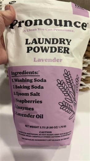 Pronounce NonToxic Laundry Powder Safe