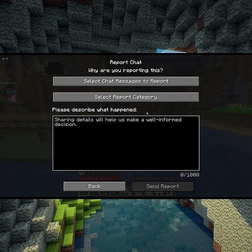 How To Report and Hide Messages In Minecraft 1.19.1 #shorts