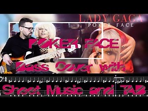 Poker Face - Lady Gaga - Bass Cover Score and TAB