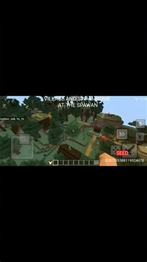 MINCRAFT BEST SURVIVAL SEED #minecraft #minecraftgaming #minecraftgameplay #pixell #pixel #meme