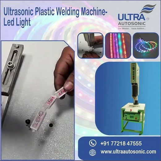 🔊 Ultrasonic Plastic Welding for LED Light Strips!