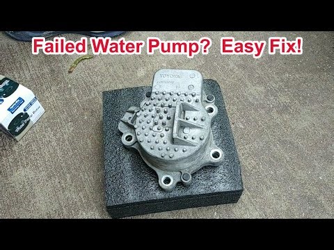 Toyota Water Pump Failed and OBD2 Error Code P261B? Refurbish the Pump!