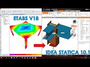Etabs to Idea Statica | Steel Connection design | BIM