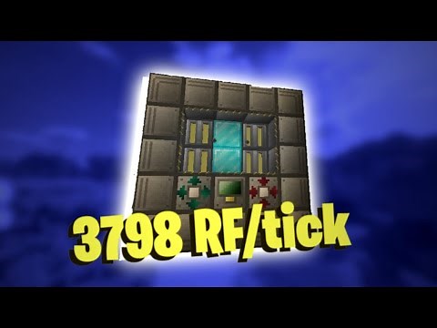 REATOR NUCLEAR QUE GERA ATÉ 3798 RF FÁCIL DE FAZER! (Extreme Reactors Mod)
