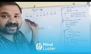 Mind Luster - Learn quicksort algorithm quicksort program quicksort example step by step