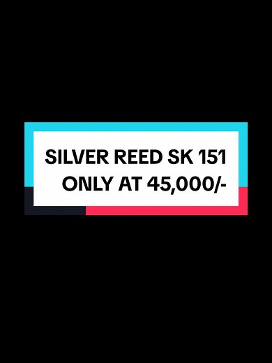 Silver Reed Knitting Machine SK-151 for Sale
