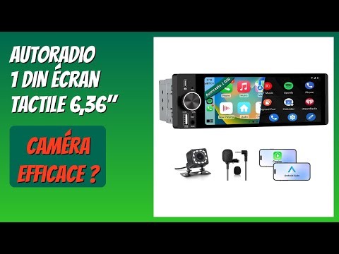 AVIS (2025) : Autoradio 1 DIN Écran Tactile 6,36". DÉTAILS