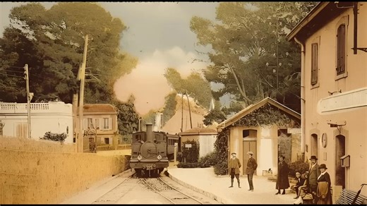 🌟 VOYAGE DANS LE TEMPS : LES MURMURES DE LA GARE DE SAN SALVADOUR ! 🚂🌴 Chers passionnés du Var, préparez-vous pour une immersion totale dans un passé révolu, une époque où le doux sifflement du train rythmait la vie d'un lieu emblématique de Hyères : San Salvadour. Oubliée par beaucoup, l'histoire de sa gare résonne encore pour qui sait écouter les échos du temps. Cliquez sur lecture et laissez-vous transporter par cette séquence inédite ! Au XIXe siècle, le domaine de San Salvadour n'était p