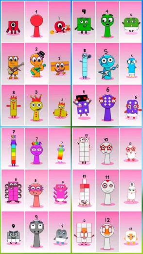 Incredibox Numberblocks 1 VS 12 | Compilation Incredibox #sprunki#numberblocks