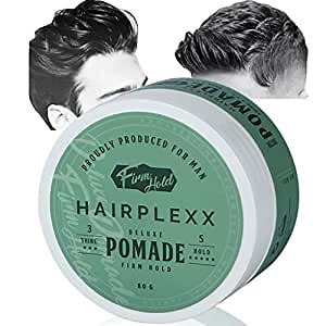 Hair Pomade for Men Styling Product, Strong Hold Hair Wax 2.8 Ounce, Light Smell with Shine