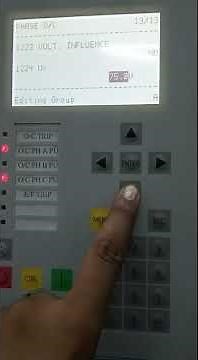 Siprotec 7SJ66 Multifunctional Relay Parameter setting