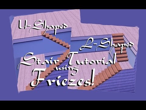 L Shaped & U Shaped Stairs using Frieze Level Tutorial
