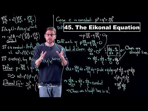 The Eikonal Equation - Partial Differential Equations | Lecture 45